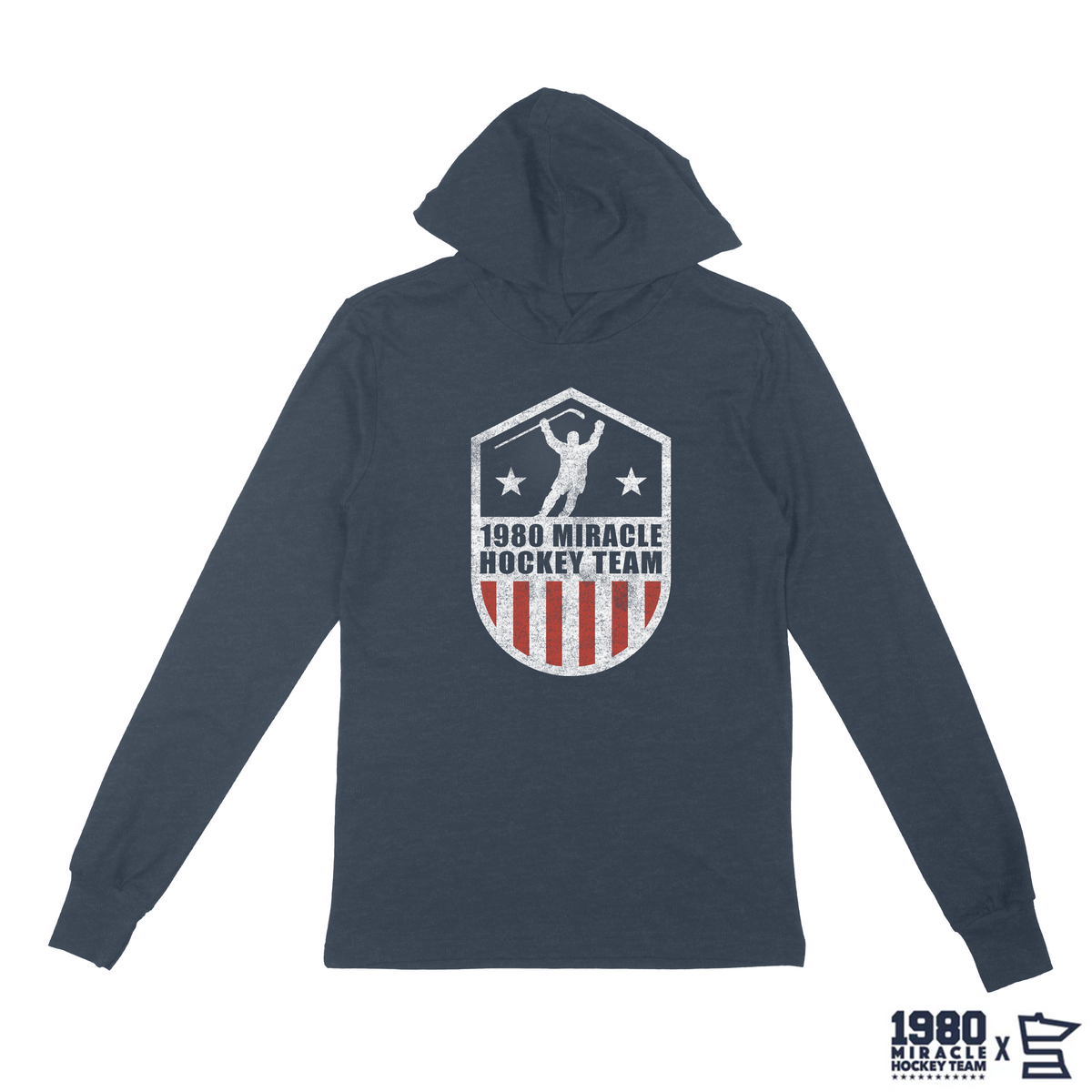 1980 MIRACLE TEAM | HOODED LONGSLEEVE SHIRT – SotaStick.com